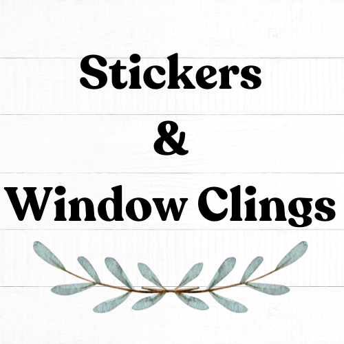 Stickers & Window Clings – K Designs, Home & Gift